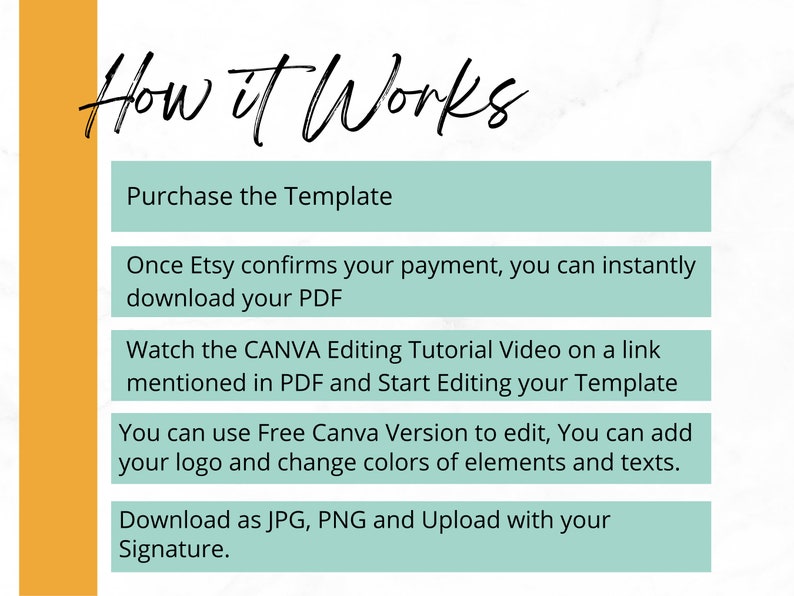 Groovy Email Signature Template Canva Bright Customizable - Etsy