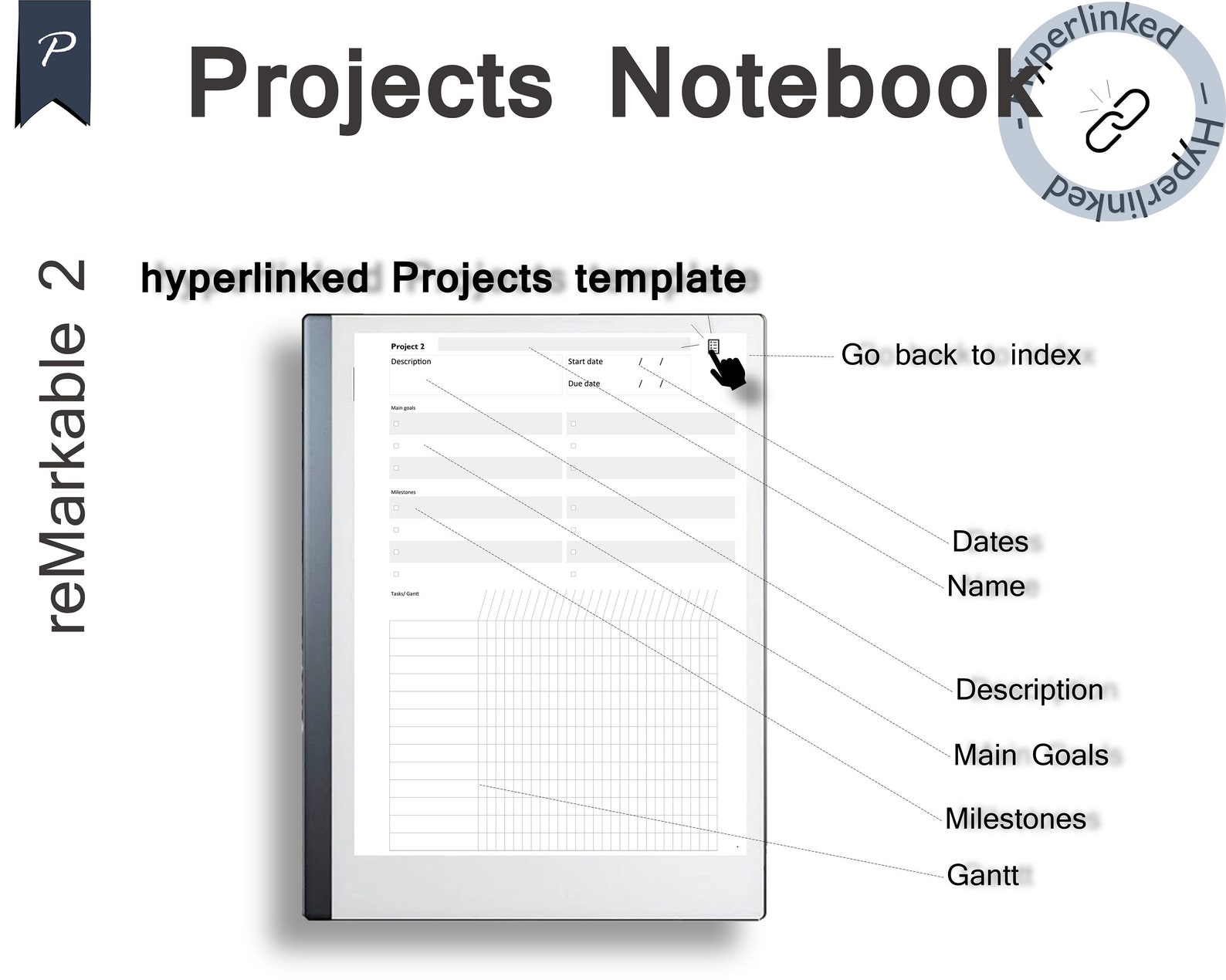 Remarkable Projects Notebook - Etsy