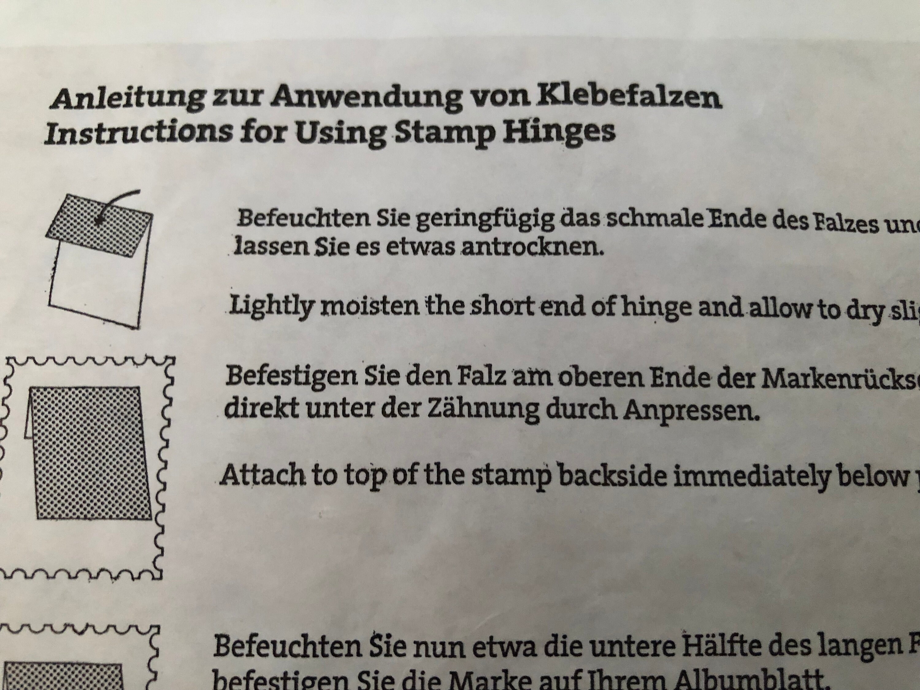 Prinz Stamp Hinges Packet of 1000 Hinges Ready Folded Unopened Packet ...