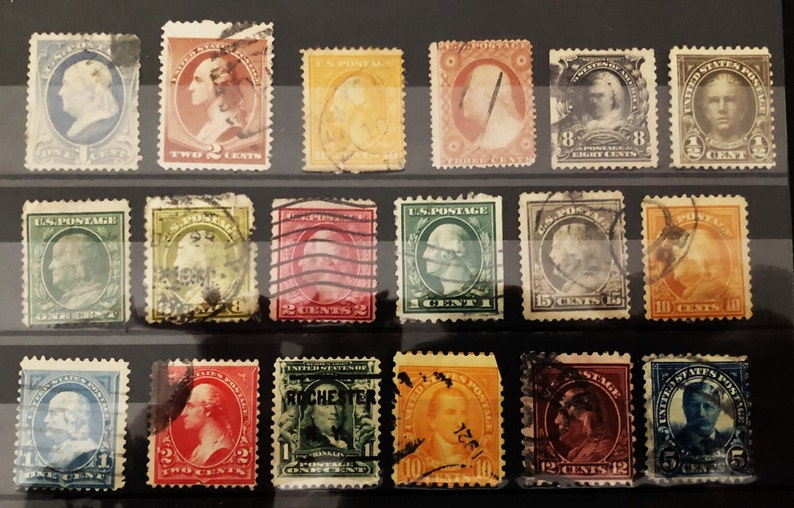 United States of America- Mixed Lot of Early Stamps From 1860s to 1920s ...