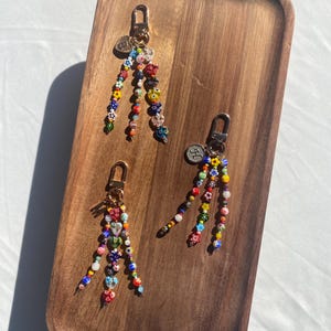 Custom Beaded Bag Charm, Bag Accessory - Etsy