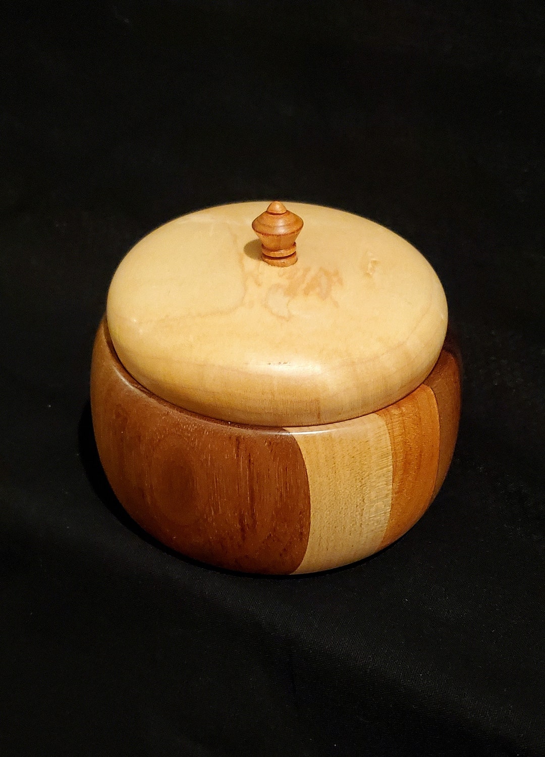 Wood Turned Acorn Box - Etsy