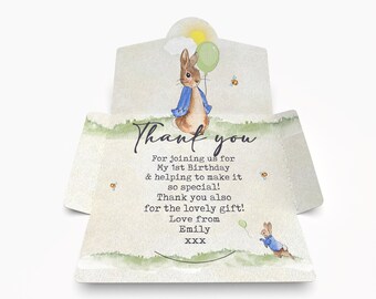 Peter Rabbit Thank You Cards - Etsy UK