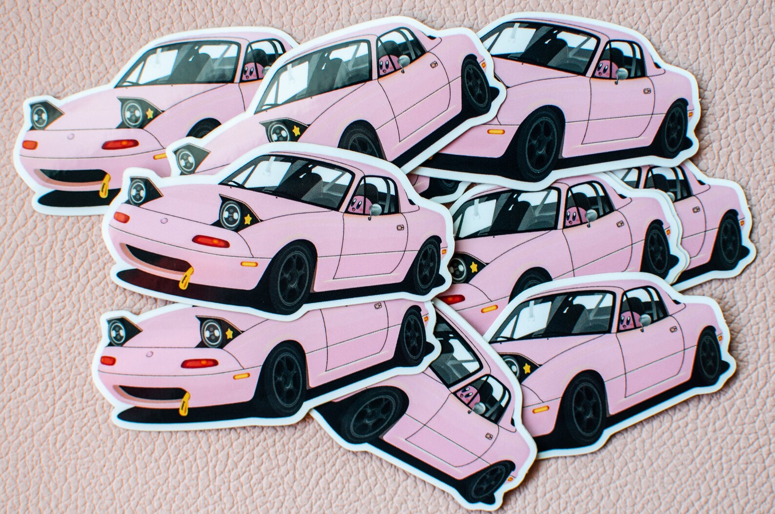 Kawaii Pink Miata Vinyl Sticker Cute JDM Car Decor Slap - Etsy
