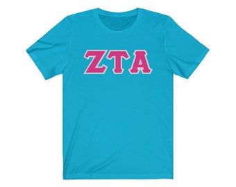Zta Letter Shirt - Etsy