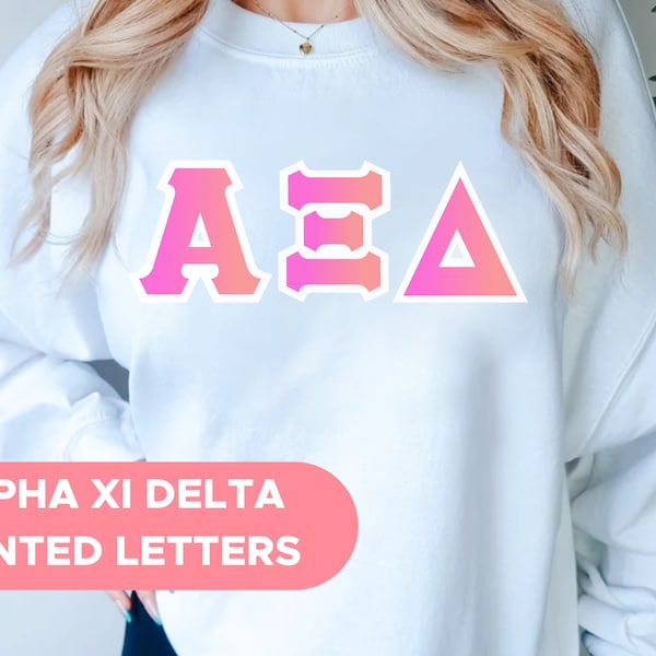 Alpha Xi Delta Letters - Etsy
