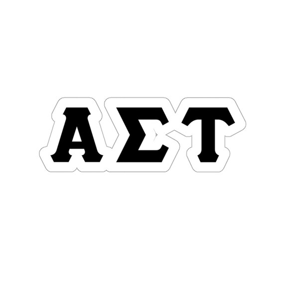 Alpha Sigma Alpha Crest Black And White