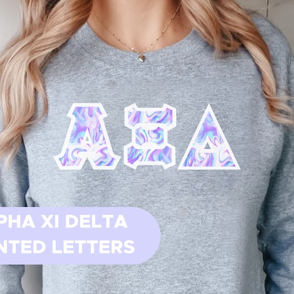 Alpha Xi Delta Letters - Etsy