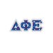 Delta Phi Epsilon USA Stars Pattern Letter Sticker - Etsy