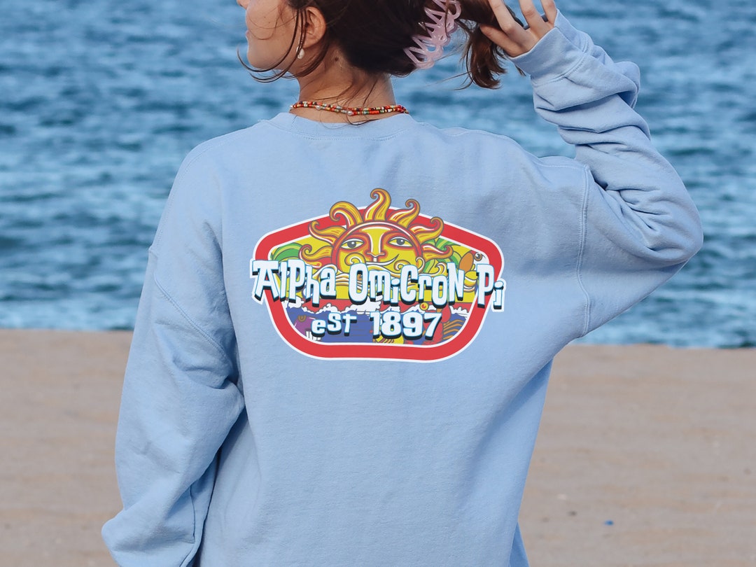 Alpha Omicron Pi Sweatshirt | Summer Sol | AOII Sweatshirt | AOPI ...