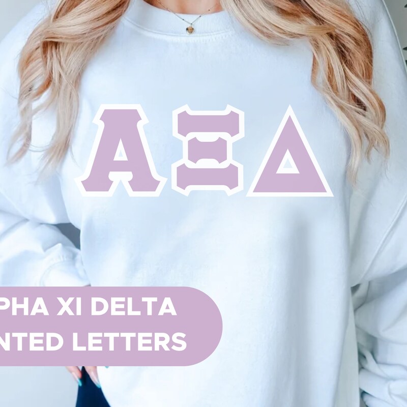 Alpha Xi Delta Letters - Etsy