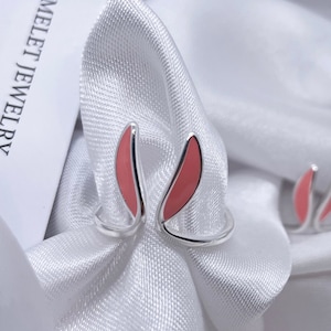 Rabbit Bunny Ears Adjustable Silver Ring - Etsy