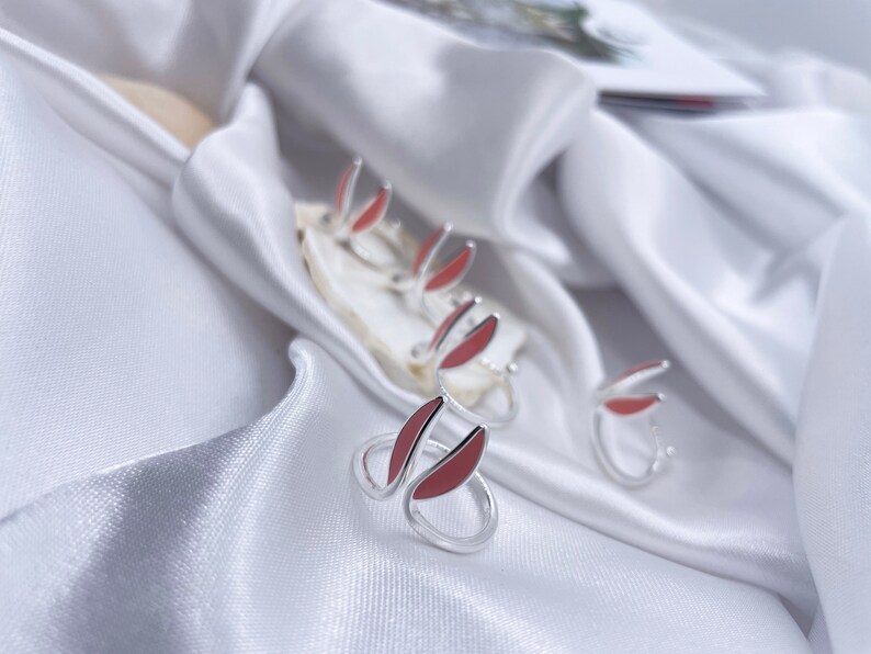 Rabbit Bunny Ears Adjustable Silver Ring - Etsy