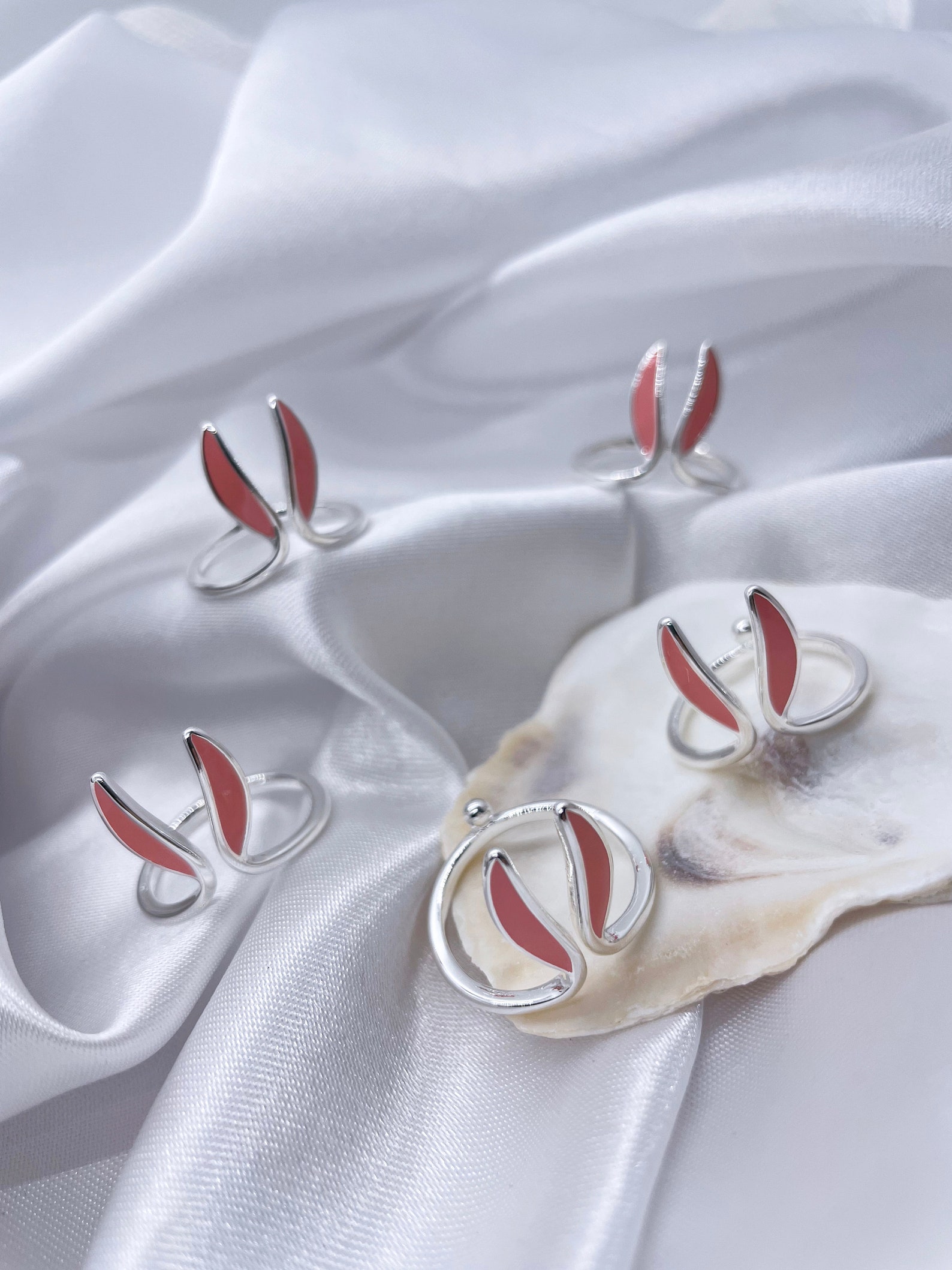 Rabbit Bunny Ears Adjustable Silver Ring - Etsy