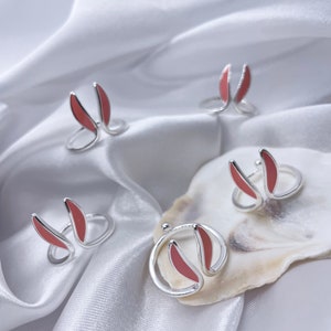 Rabbit Bunny Ears Adjustable Silver Ring - Etsy