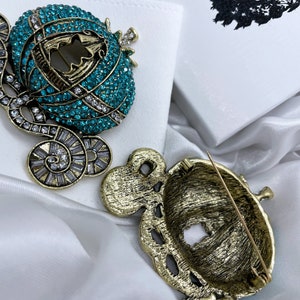 Blue Cinderella Coach Brooch - Etsy