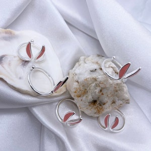 Rabbit Bunny Ears Adjustable Silver Ring - Etsy