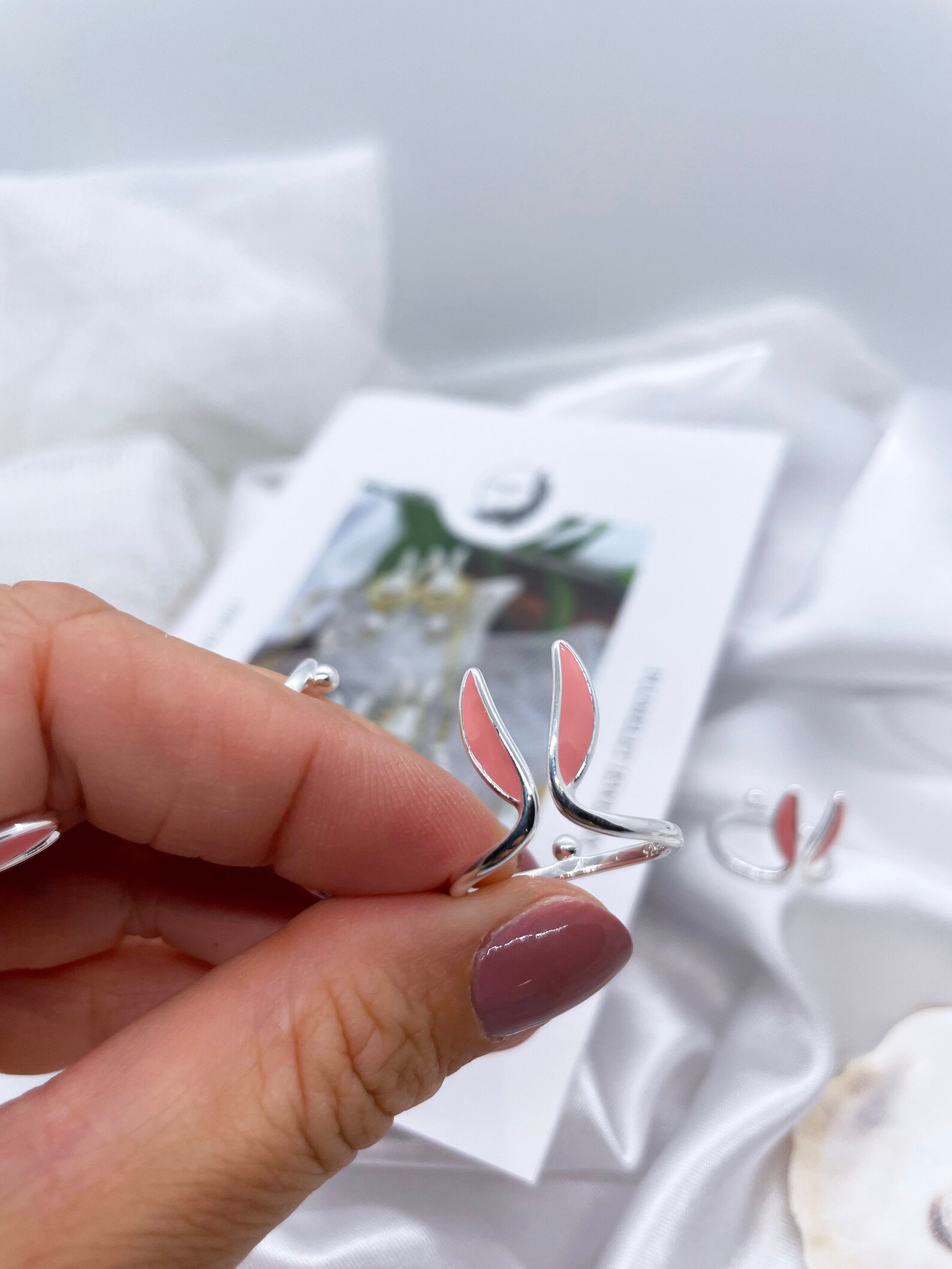 Rabbit Bunny Ears Adjustable Silver Ring - Etsy