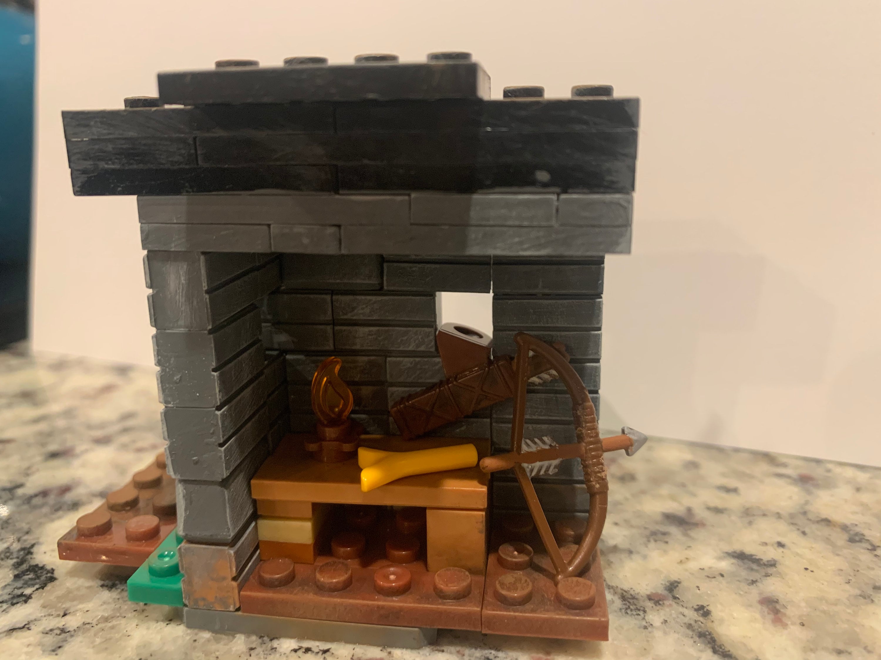Medieval Custom Diorama "the Peacful Watcher." Made With Genuine LEGO ...