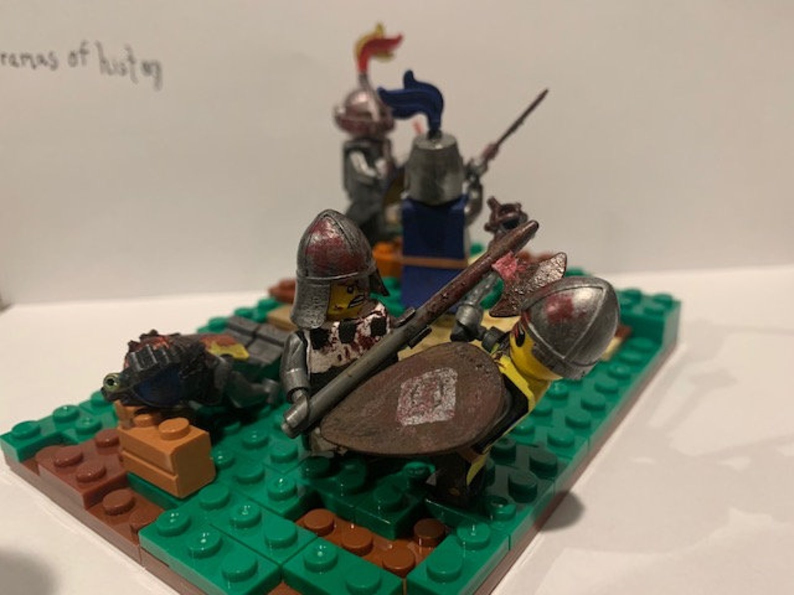Medieval Battle Diorama, the Frontiers of Battle. Made With Genuine ...