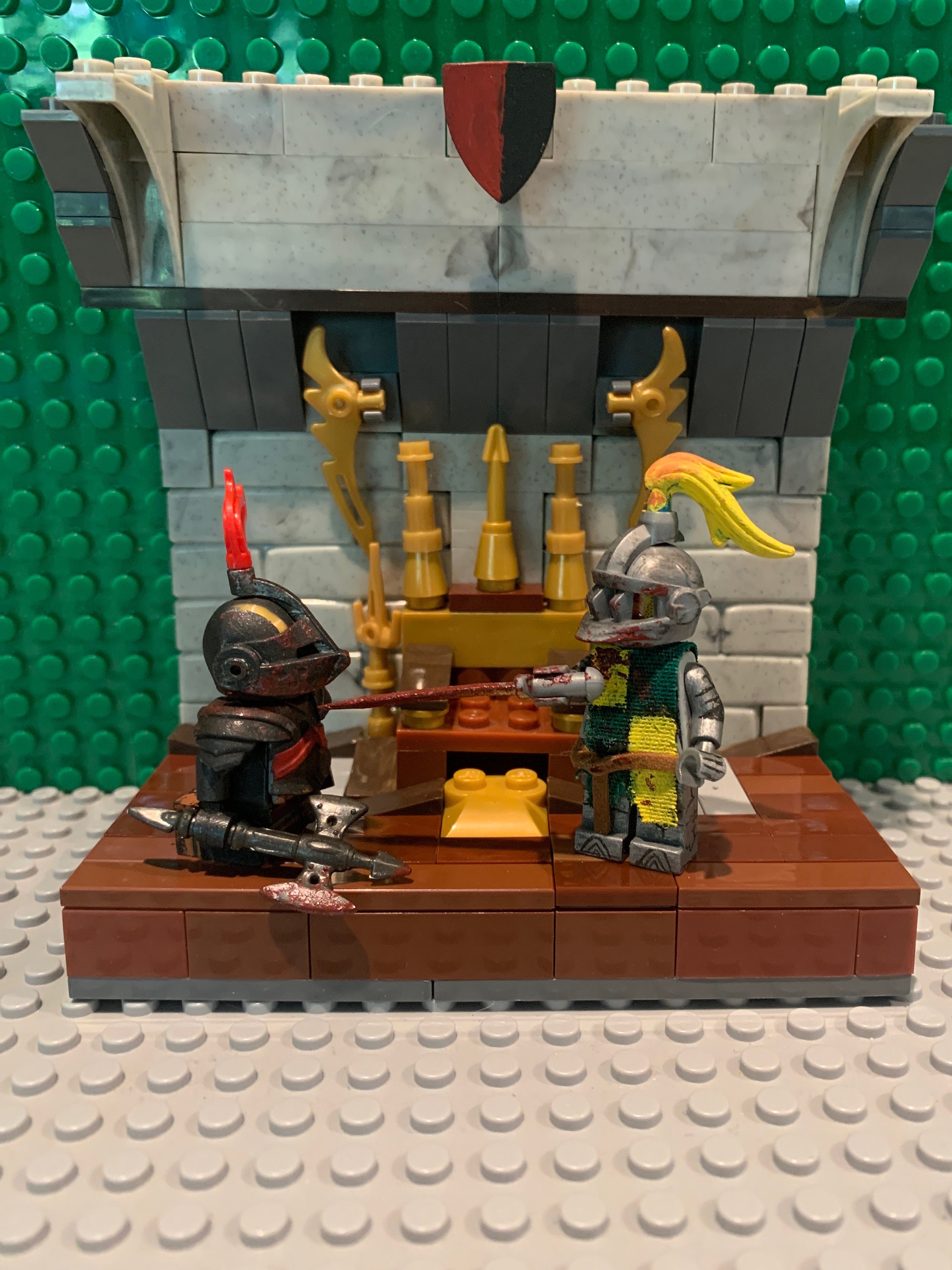 Custom Medieval Diorama “end of the King’s Reign” Made With Genuine ...