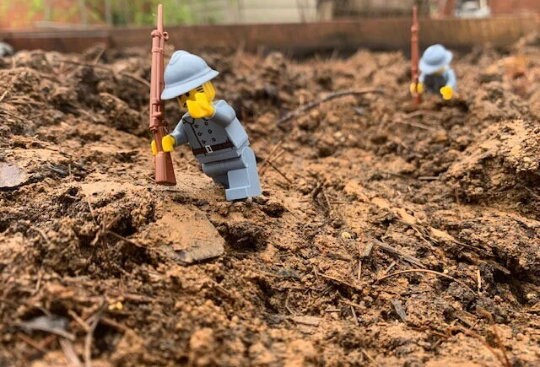 Custom War Figure Made With Genuine LEGO® (ww1, Ww2, Medieval, Vietnam ...