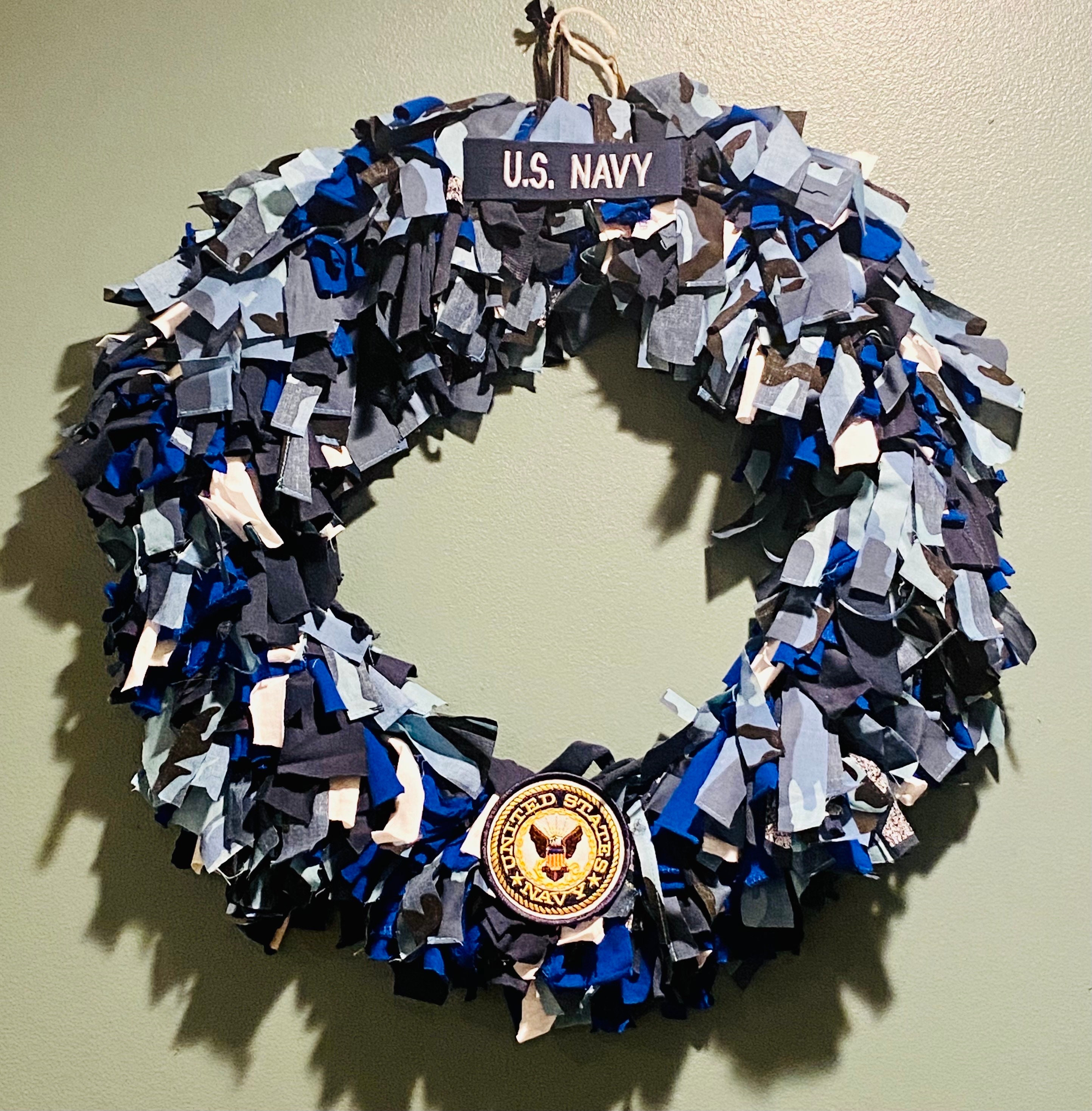 Uniform Wreath, Navy, U.S Navy, Welcome Sign, Military, Gifts ...