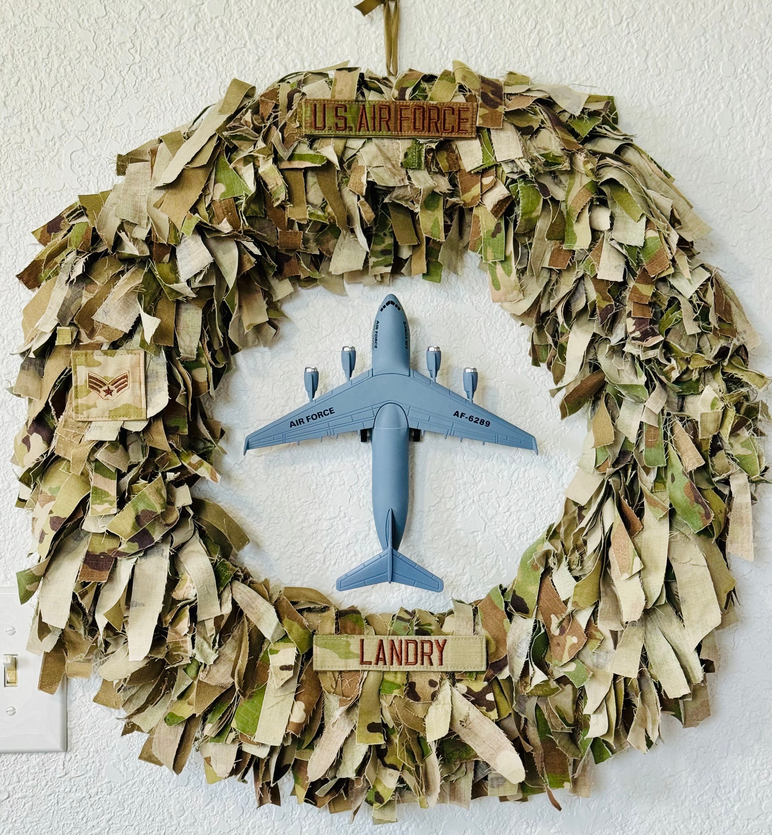 Air Force Uniform Wreath, Welcome Sign, Military, Gifts, Aircraft ...