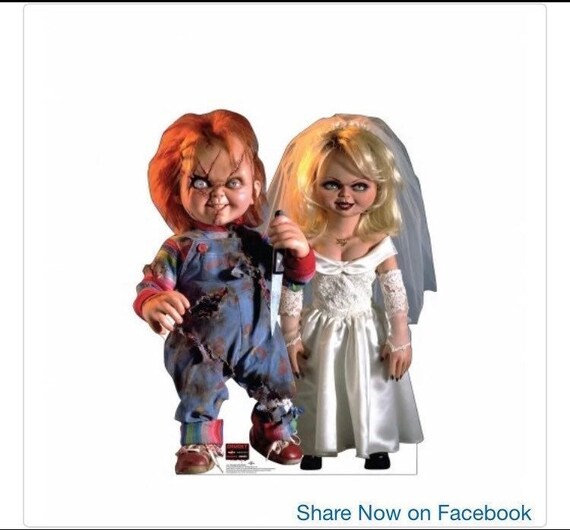 Chucky Doll and His Bride Cardboard Cutout FREE SHIP | Etsy