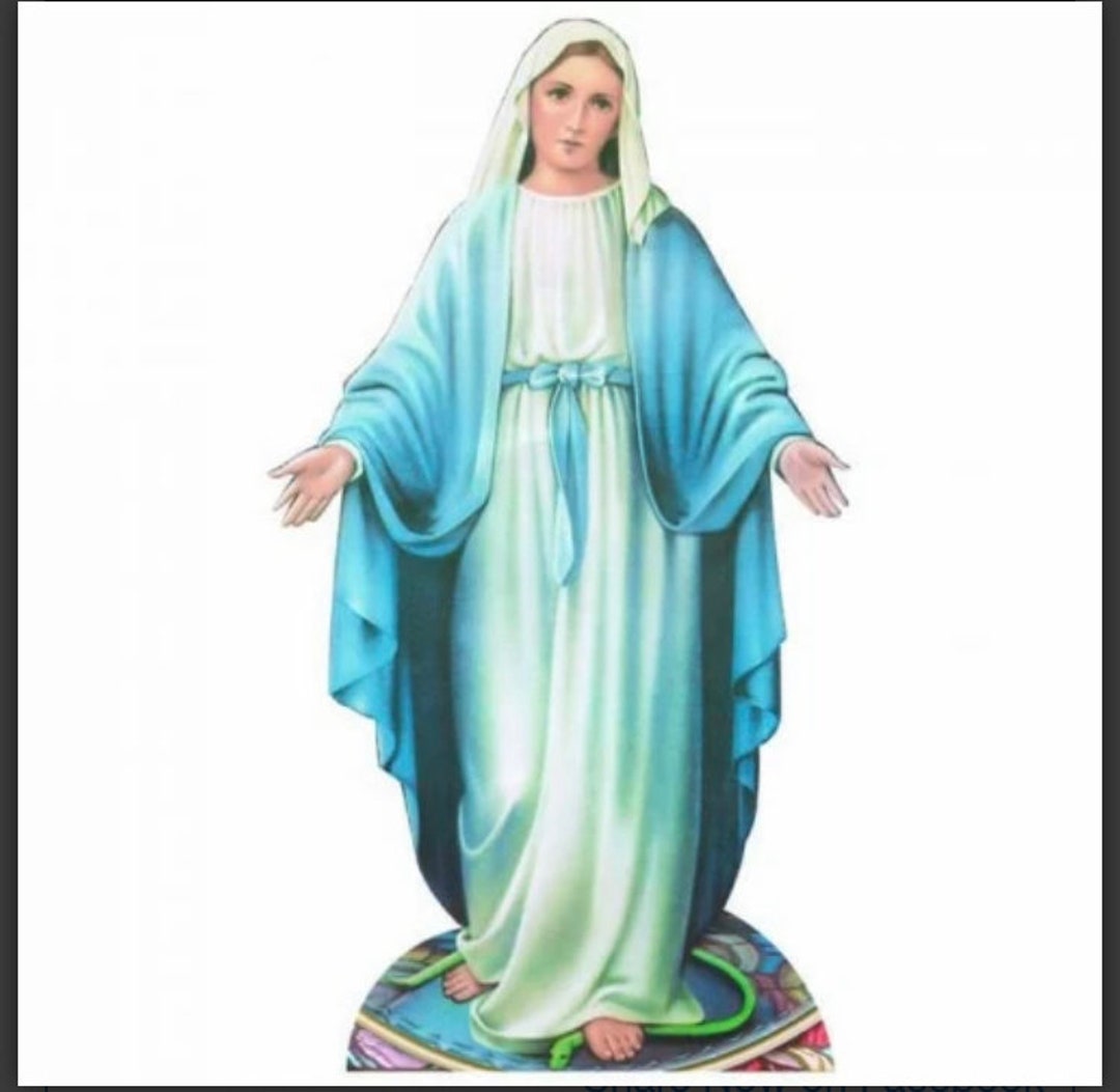 Virgin Mary Life Size Cardboard Cutout FREE SHIPPING - Etsy