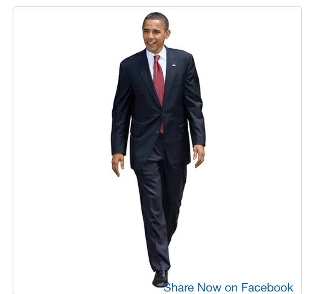 Barack Obama Life Sized Cardboard Cutout FREE SHIPPING - Etsy