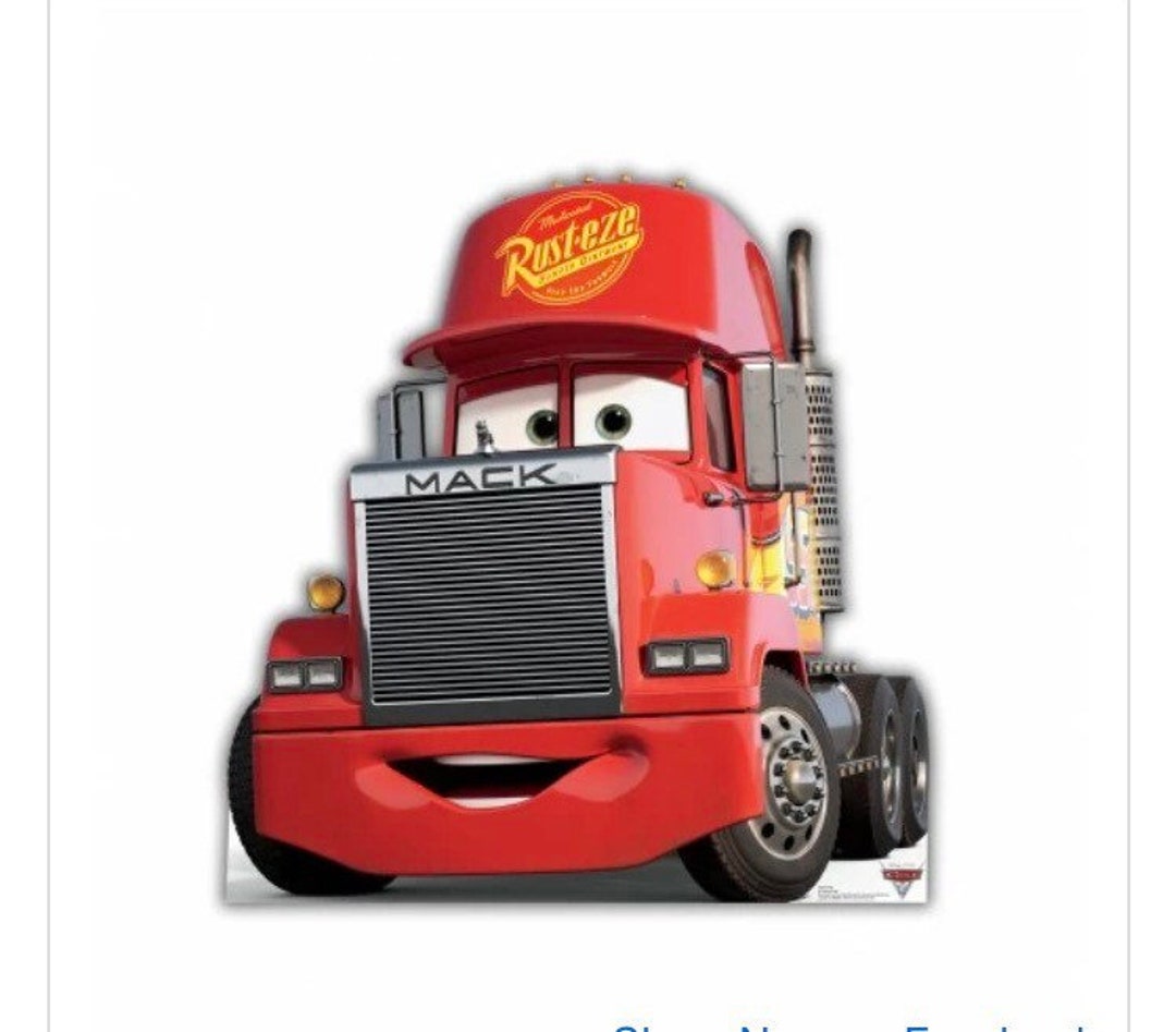 Mack Disney/pixar Cars 3 Cardboard Cutout FREE SHIP - Etsy