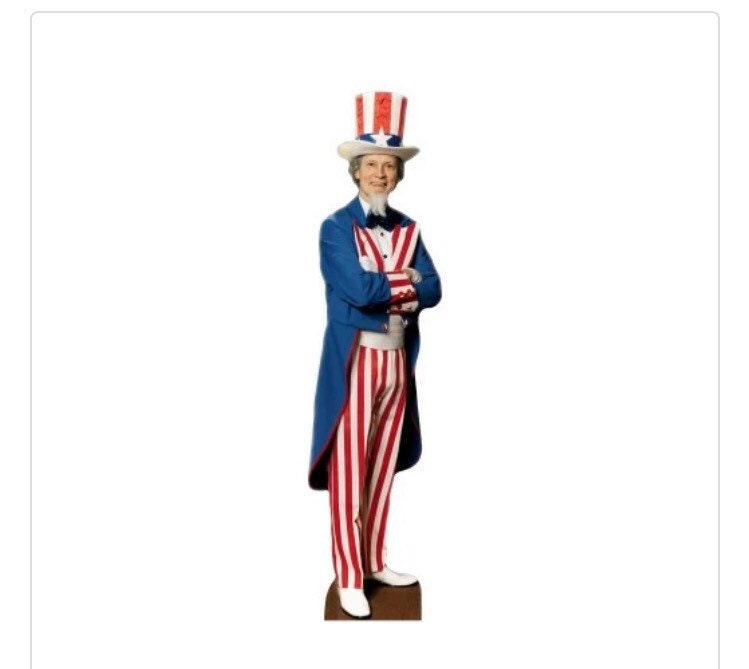 Uncle Sam Life Sized Cardboard Cutout FREE SHIP - Etsy
