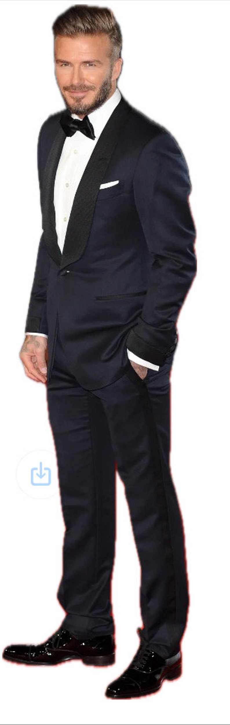 David Beckham Life Size Cardboard Cutout Free Shipping - Etsy