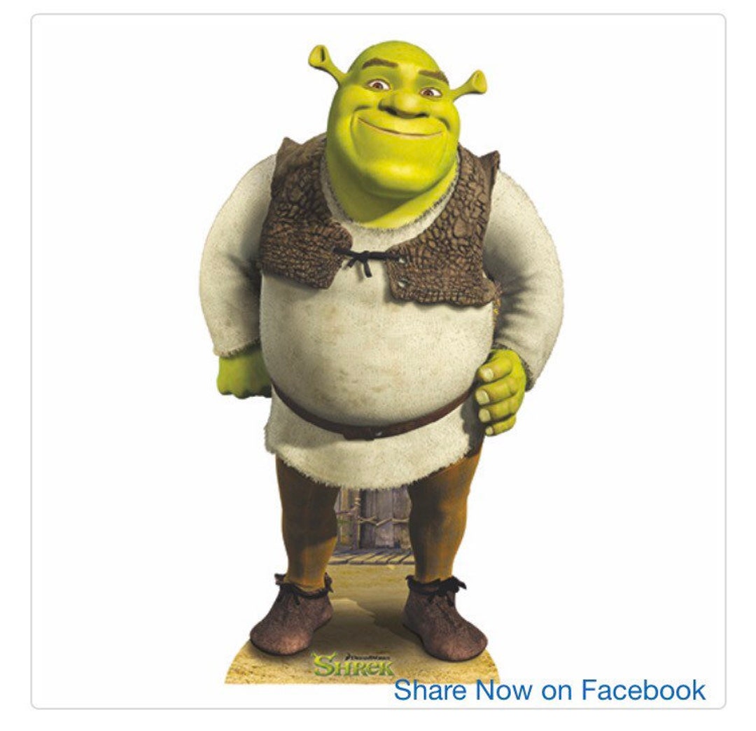 Shrek Cardboard Cutout FREE SHIP - Etsy Canada