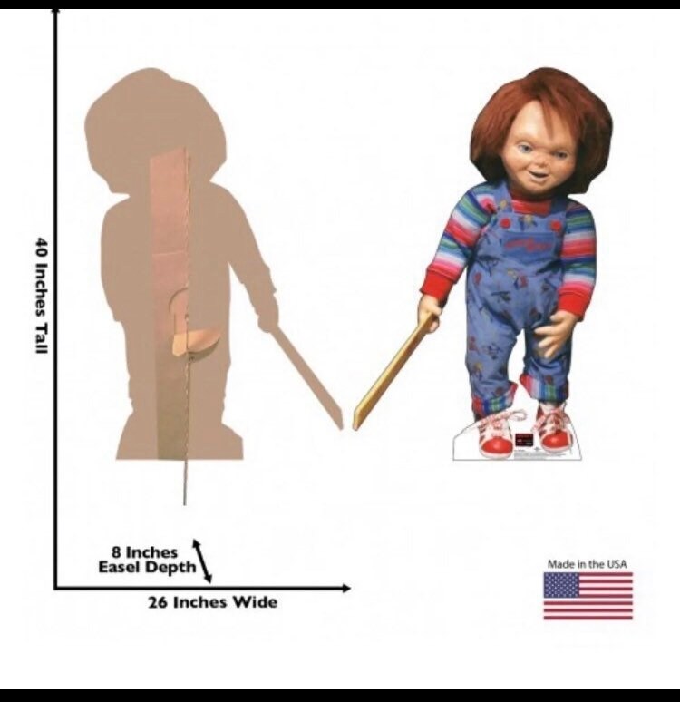 Chucky Doll Cardboard Cutout FREE SHIP - Etsy