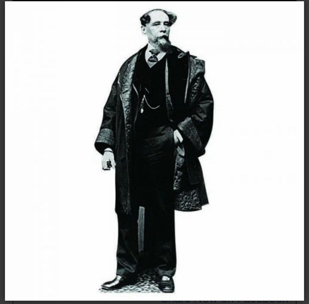 Charles Dickens Life Size Cardboard Cutout FREE SHIPPING - Etsy