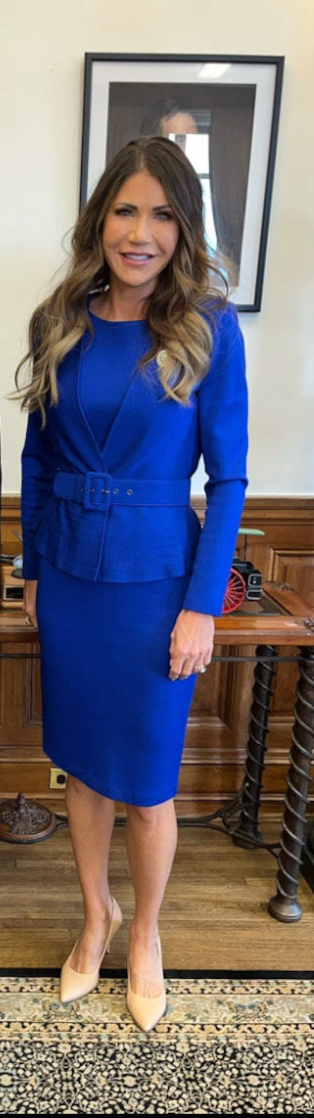 Kristi Noem South Dakota Govenor Life Size Cardboard Cutout. Fast, Free ...