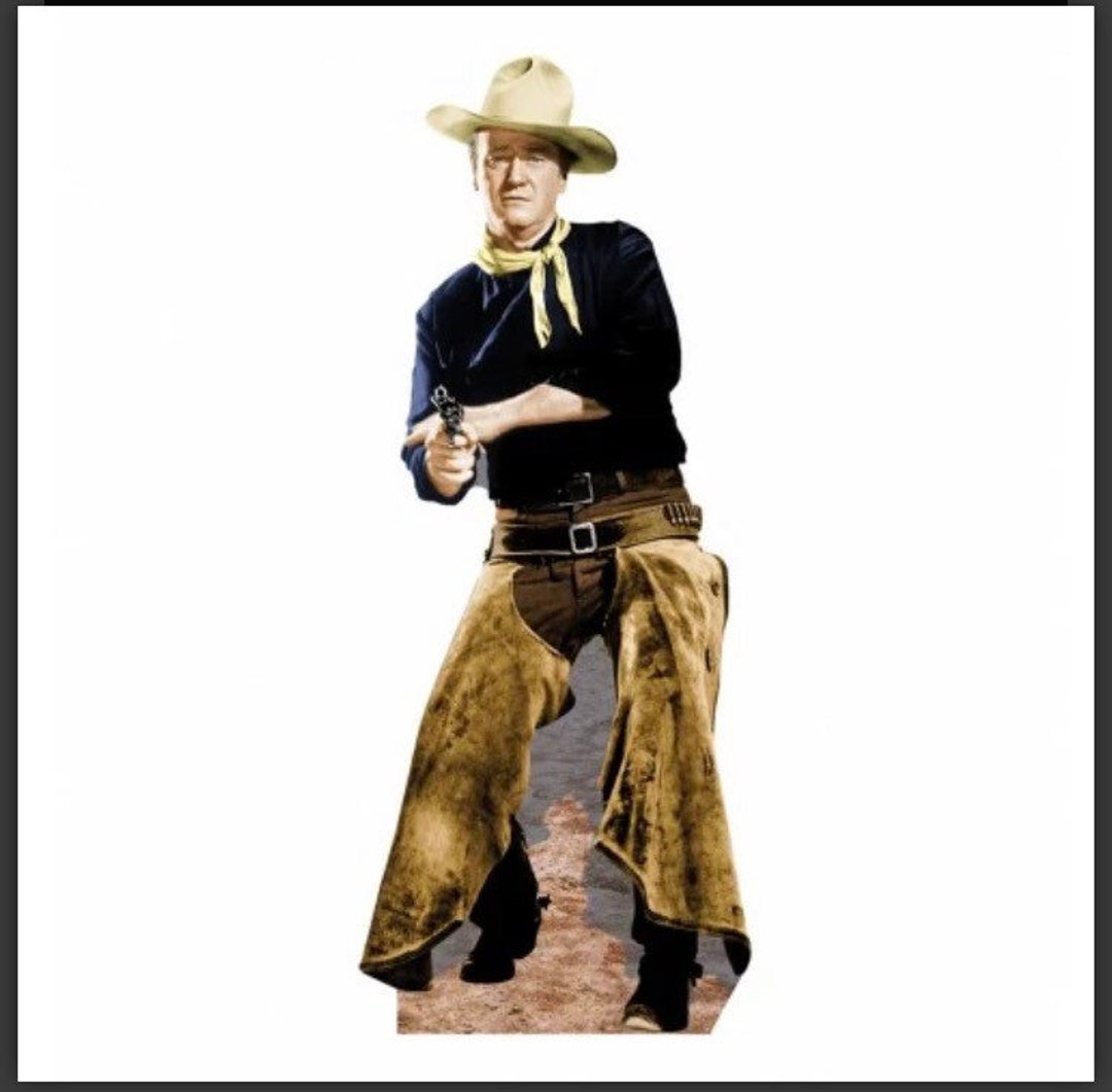 John Wayne Chaps Life Size Cardboard Cutout FREE SHIP - Etsy