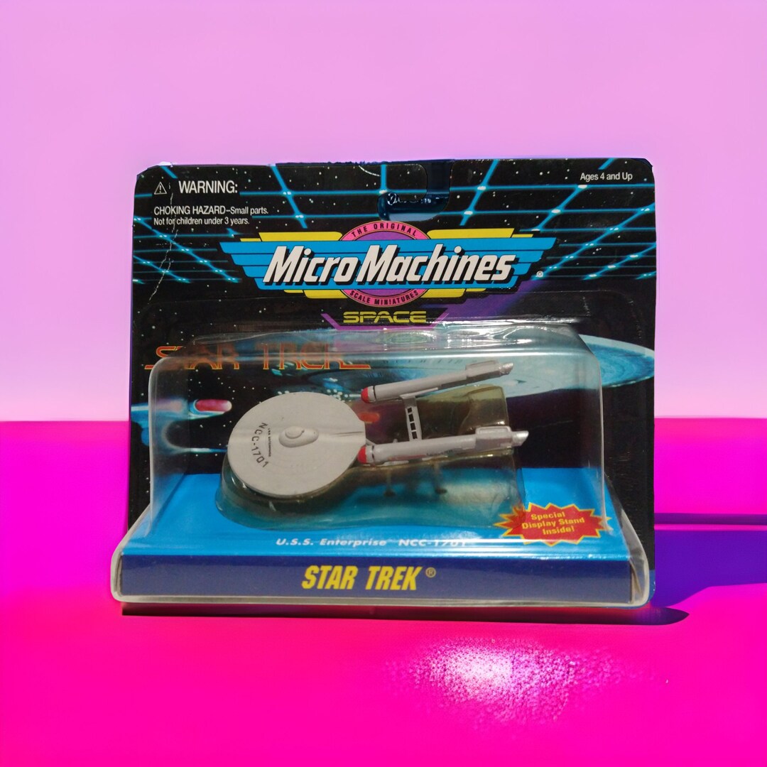 Micro Machines 1995 Star Trek NCC-1701 Enterprise – Boldly Going Where ...