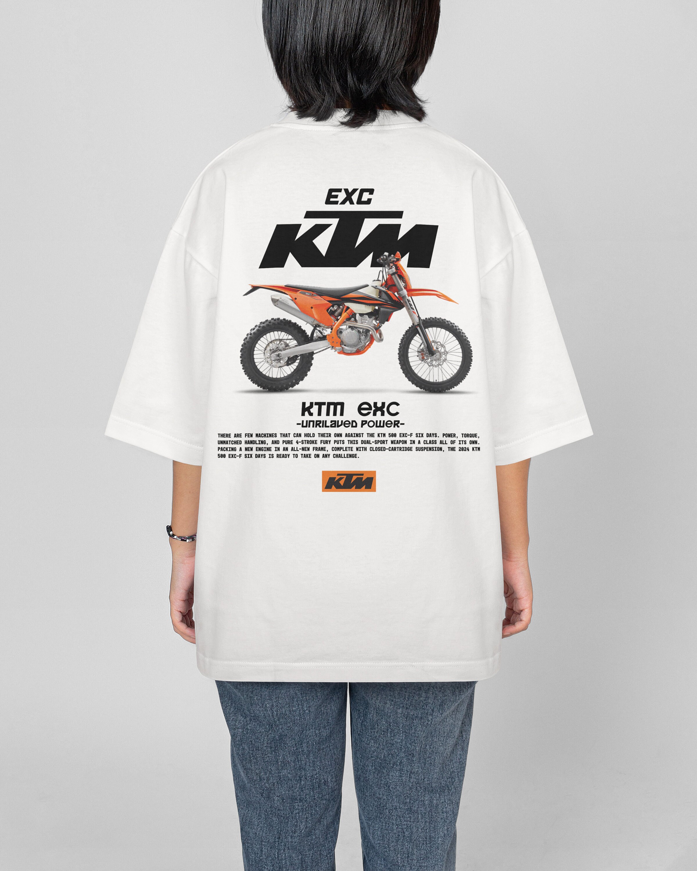 KTM Oversize Unisex T-shirt Motorcycle Design - Etsy
