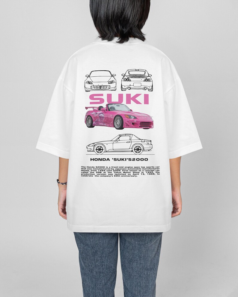 Suki Fast and Furious Oversize T-shirt Paul Walker and Suki Honda S2000 ...