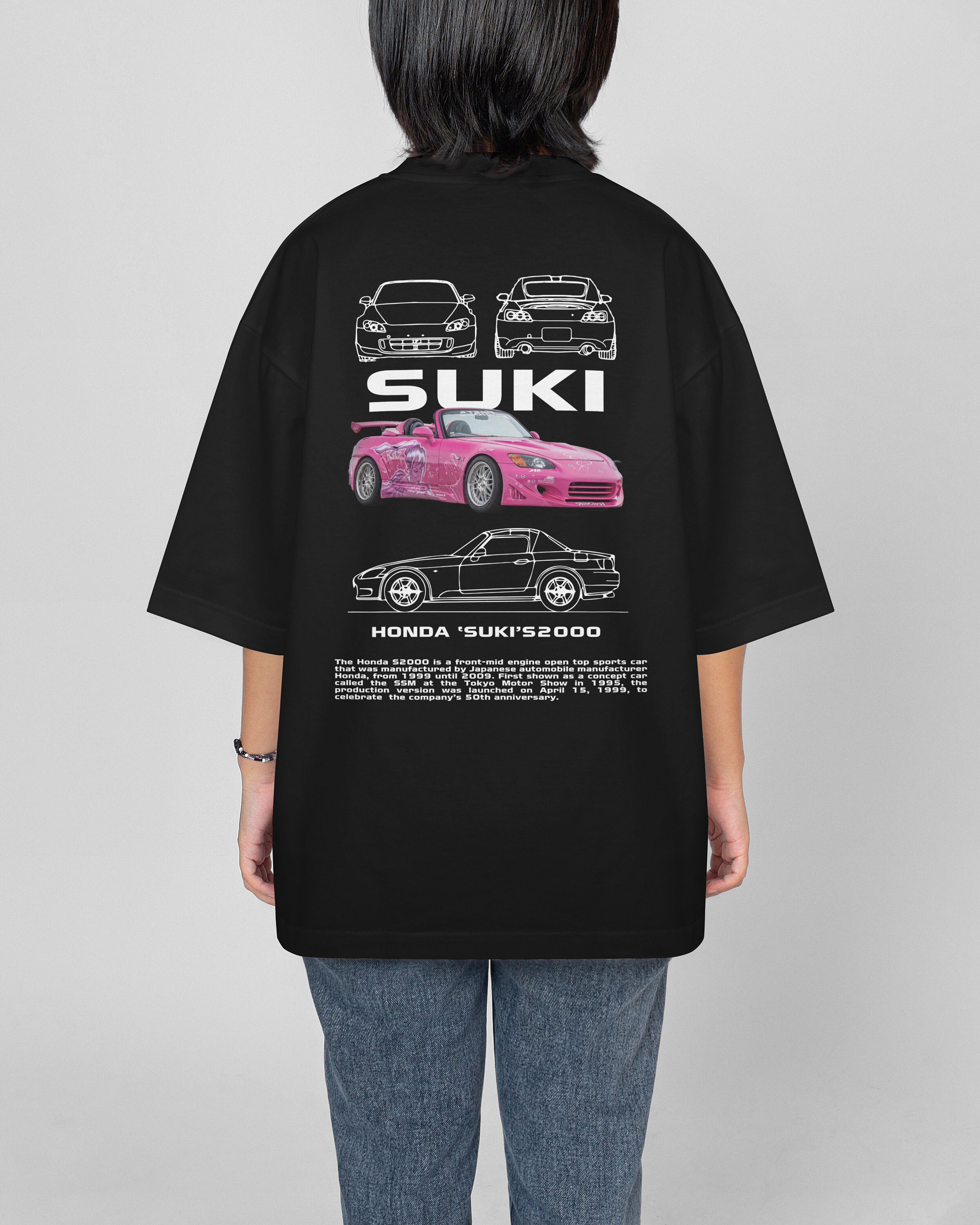Suki Fast and Furious Oversize T-shirt Paul Walker and Suki Honda S2000 ...