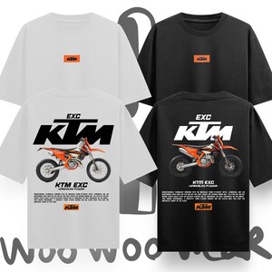 KTM Oversize Unisex T-shirt Motorcycle Design - Etsy