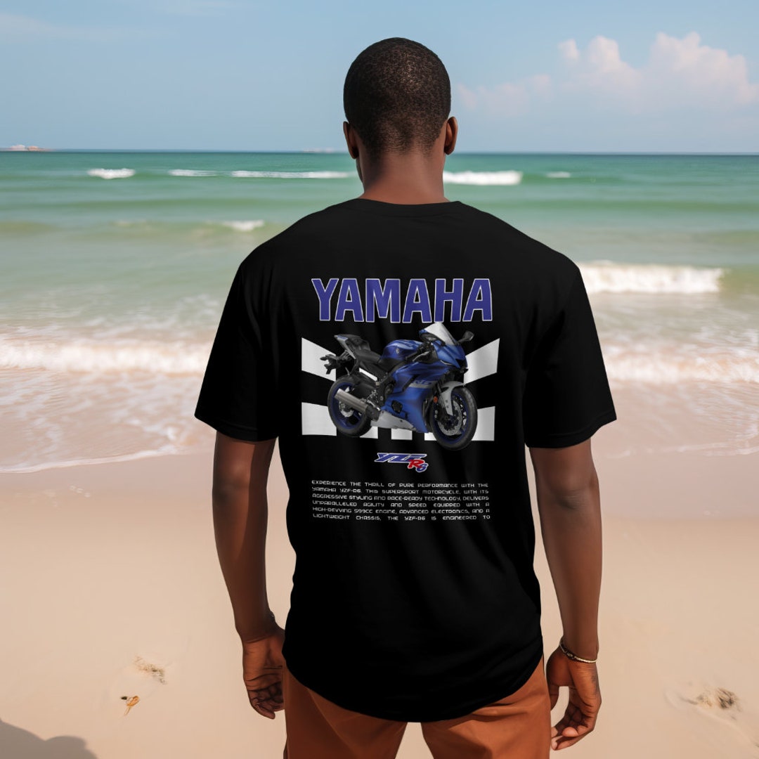 Yamaha YZF R6 Oversize Black and White Oversize T-shirt - Etsy