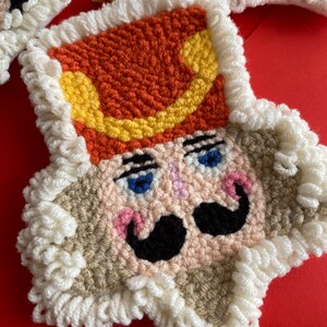 Punch Needle Christmas Nutcracker , Nutcracker Ornaments, Christmas Dwarf , Christmas Gift ...