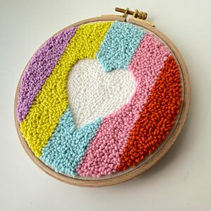 Make Your Own Mug Tug, Heart Starter Kit, Beginner Kit, Embroidery Kit ...