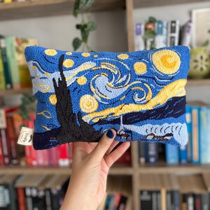 Starry Night Punch Pillow, Handmade Home Decoration, New Home Gift ...