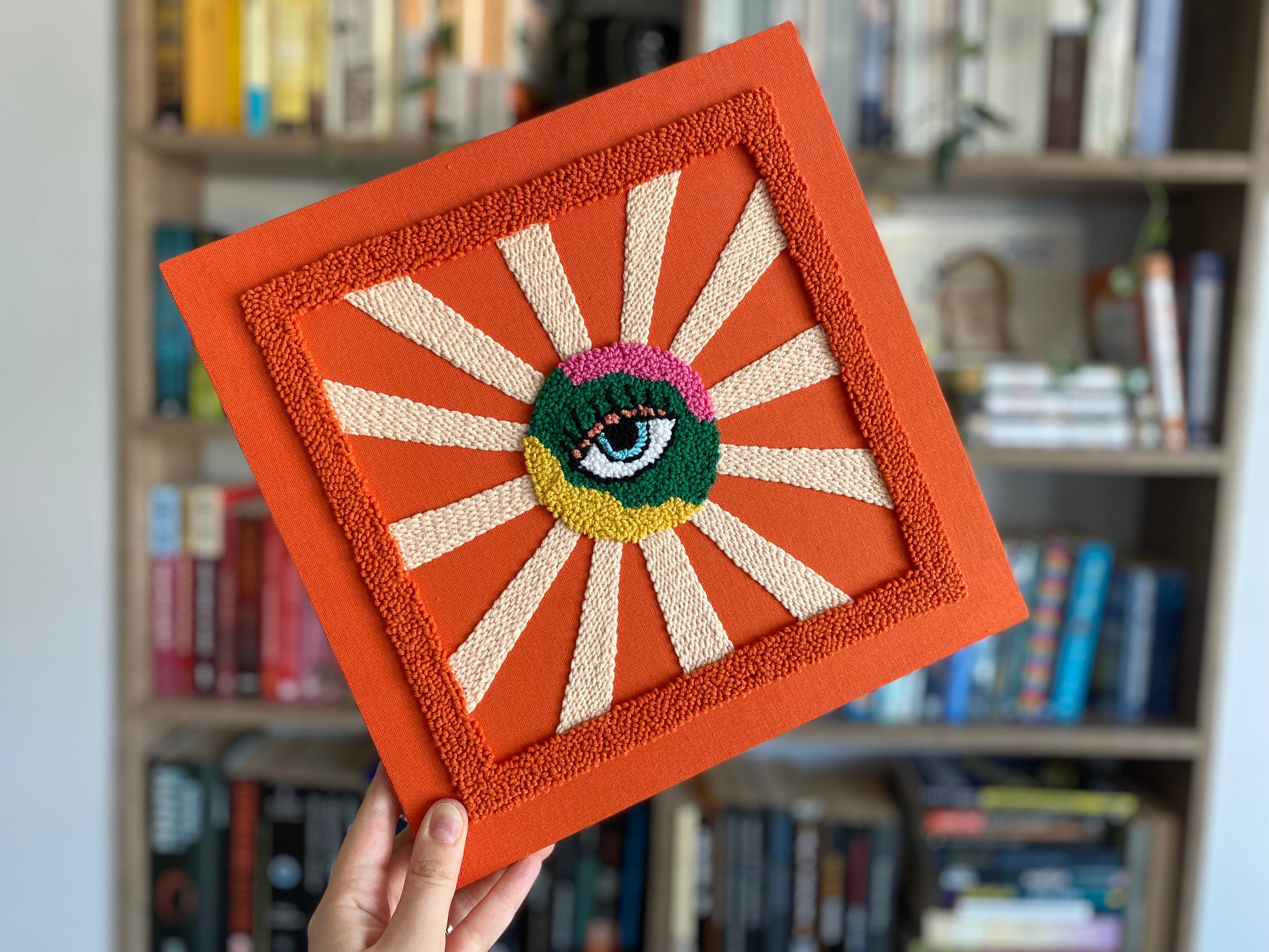 Eye Wall Decor, Punch Needle Decoration, Eye Decor, Gift for Friends ...
