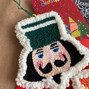 Punch Needle Christmas Nutcracker , Nutcracker Ornaments, Christmas Dwarf , Christmas Gift ...